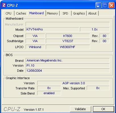 Asrock K7VT4A Pro nie wykrywa nowej kości RAM DDR 1GB PC3200 Goodram
