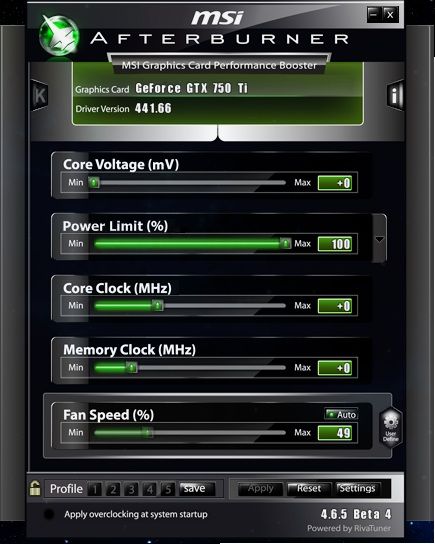 MSI Afterburner - jak rozdzielić kolory CPU i RAM? I dlaczego nie mogę ...