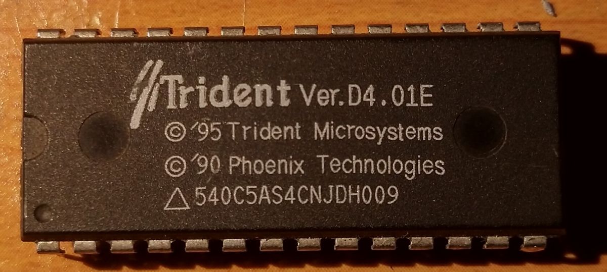 [Rozwiązano] Trident TVGA 9000I - Jak wykryć kość BIOS w programatorze