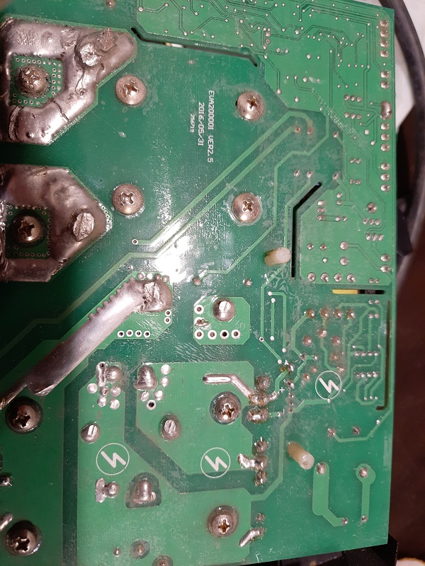Spawarka Proline MMA EVA200 IGBT - uszkodzone tranzystory
