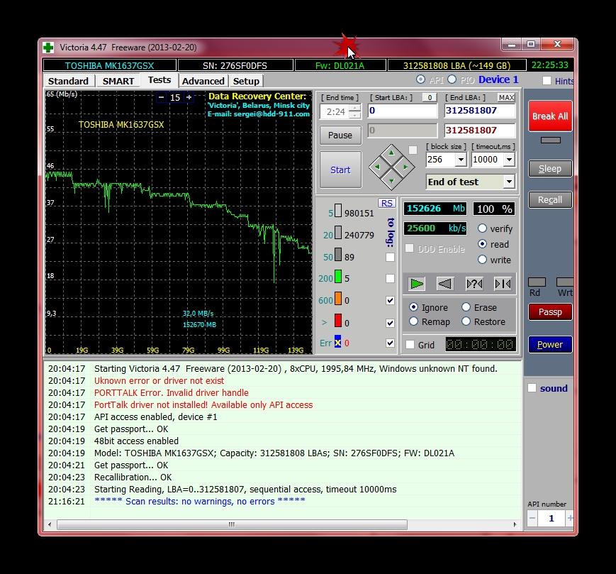 Sterowniki do dysku Toshiba MK1637GSX dla instalacji Windows 7 - gdzie ...