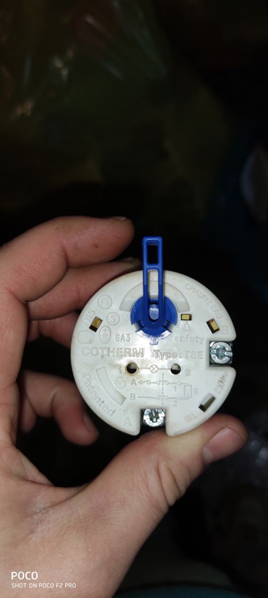 Wymiana uszkodzonego termostatu w bojlerze Atlantic VM 80 N4 ...