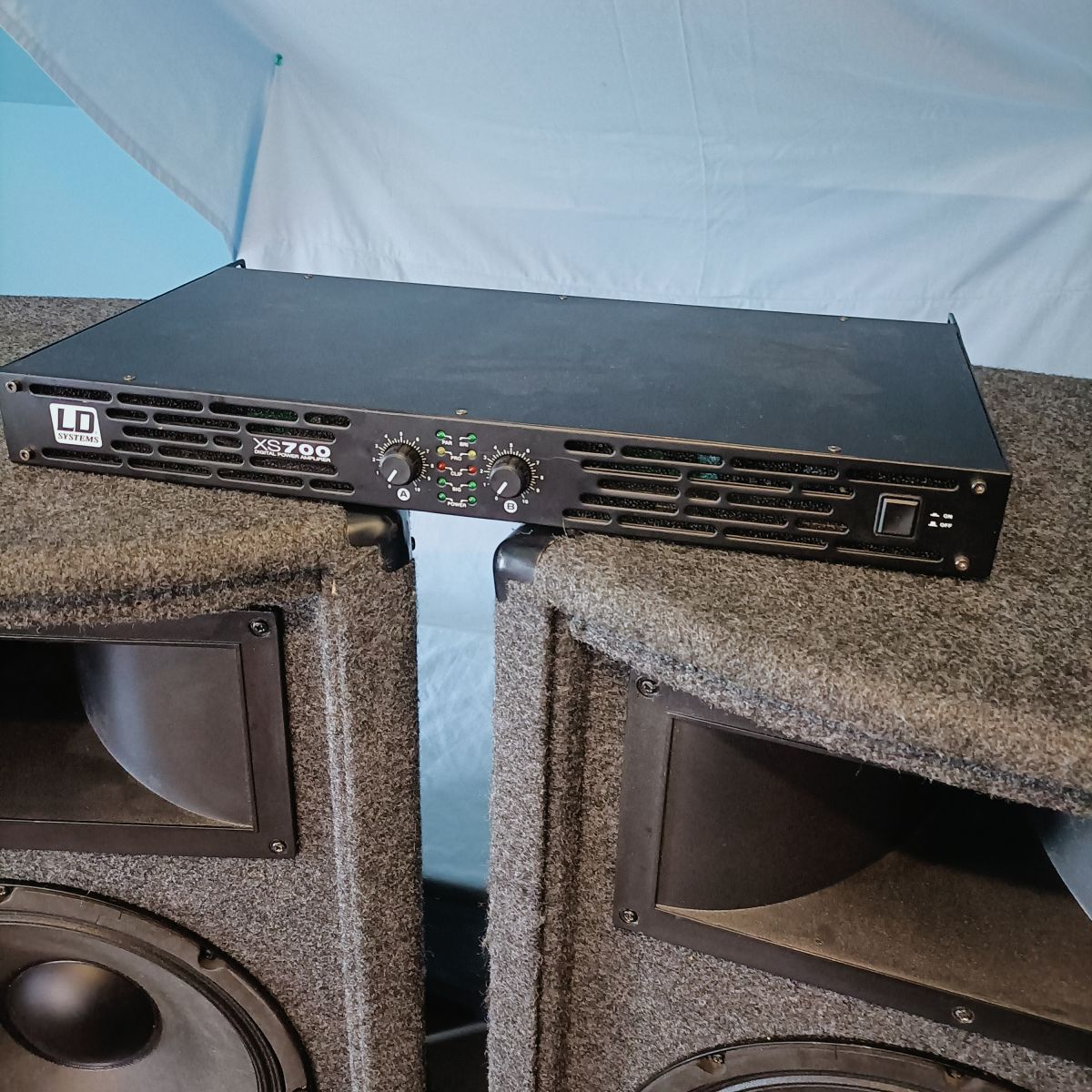 [Sprzedam] Kolumny górki 12" - basy 15" plus końcówka mocy 2x350W/4Ohm