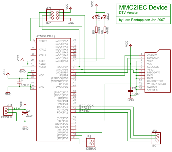 MMC2IEC (dysk SD/MMC dla C64) - elektroda.pl