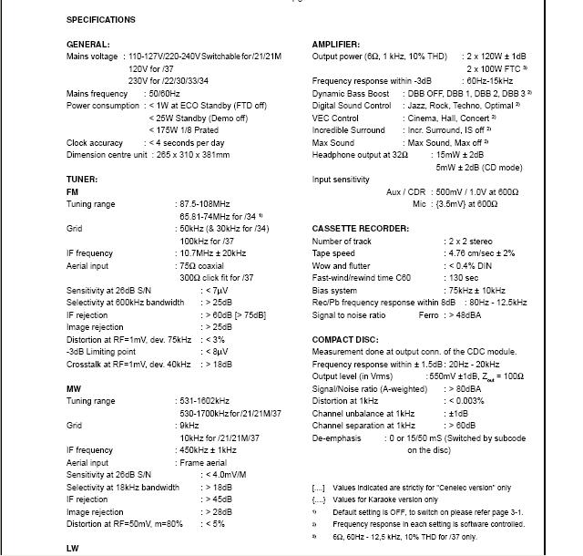 PHILIPS FW-C399: Czy ciche bzyczenie zasilacza w trybie czuwania jest ...