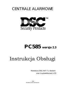 Centrale alarmowe i moduły rozszerzeń - spis instrukcji