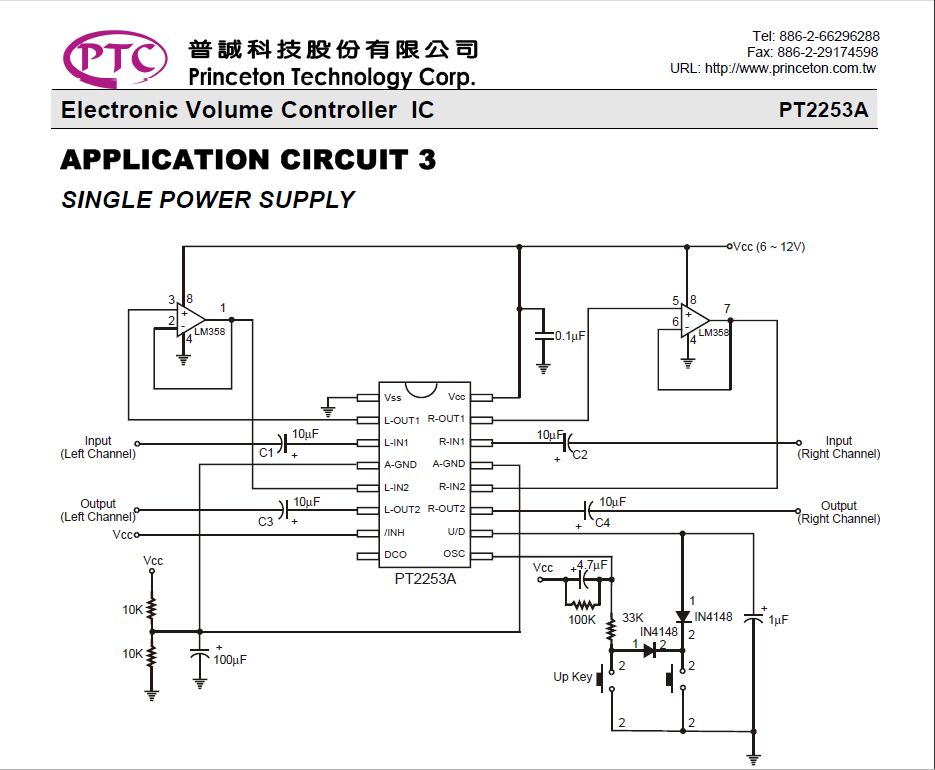 Jak zbudować wzmacniacz z PT2253, TA8227 i pilotem do głośników 4 Ohm 5W?