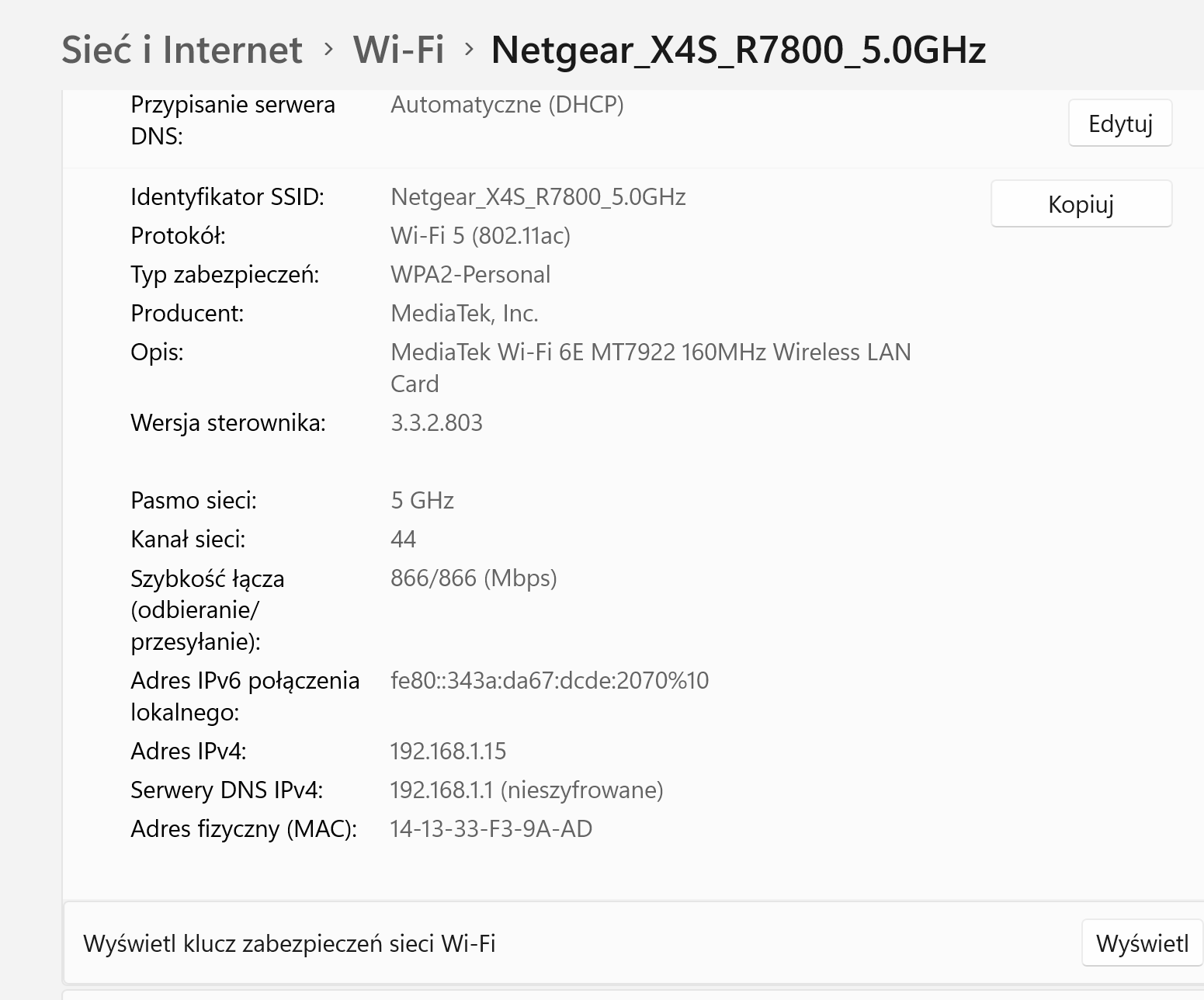 [Rozwiązano] Internet 1,2 Gb/s słaba prędkość pod Wi-Fi