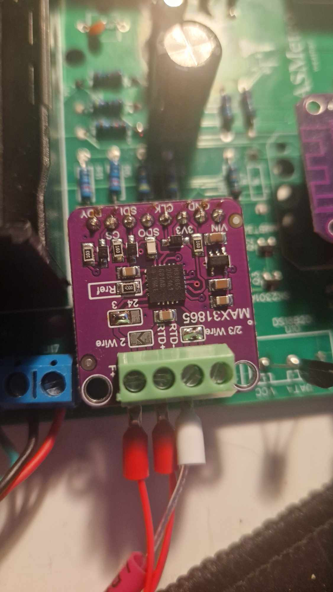 ESP S2 Mini with PT100 and MAX31865 - erroneous temperature readings