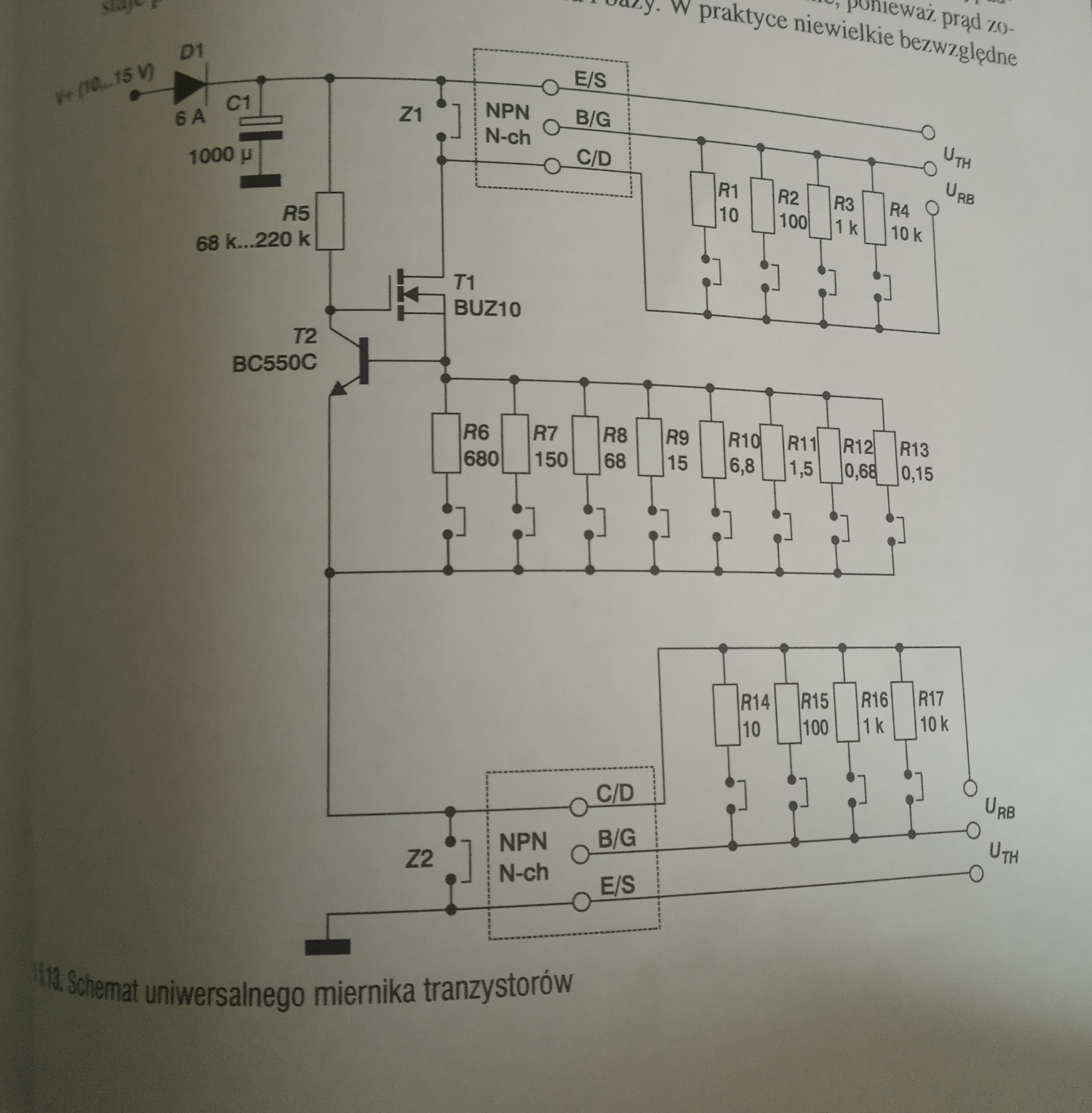 Wzmacniacze audio. Poradnik konstruktora - Budowa miernika tranzystorów ...