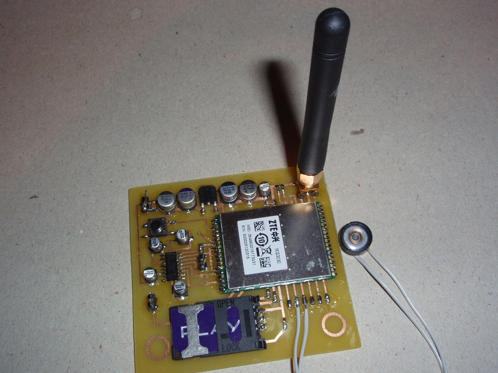 GSM module MG3030 + UART | Forum for Electronics
