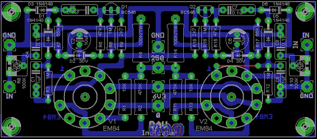 Budowa wzmacniacza stereo z lampami ECL86 i transformatorami TS 30/1/676