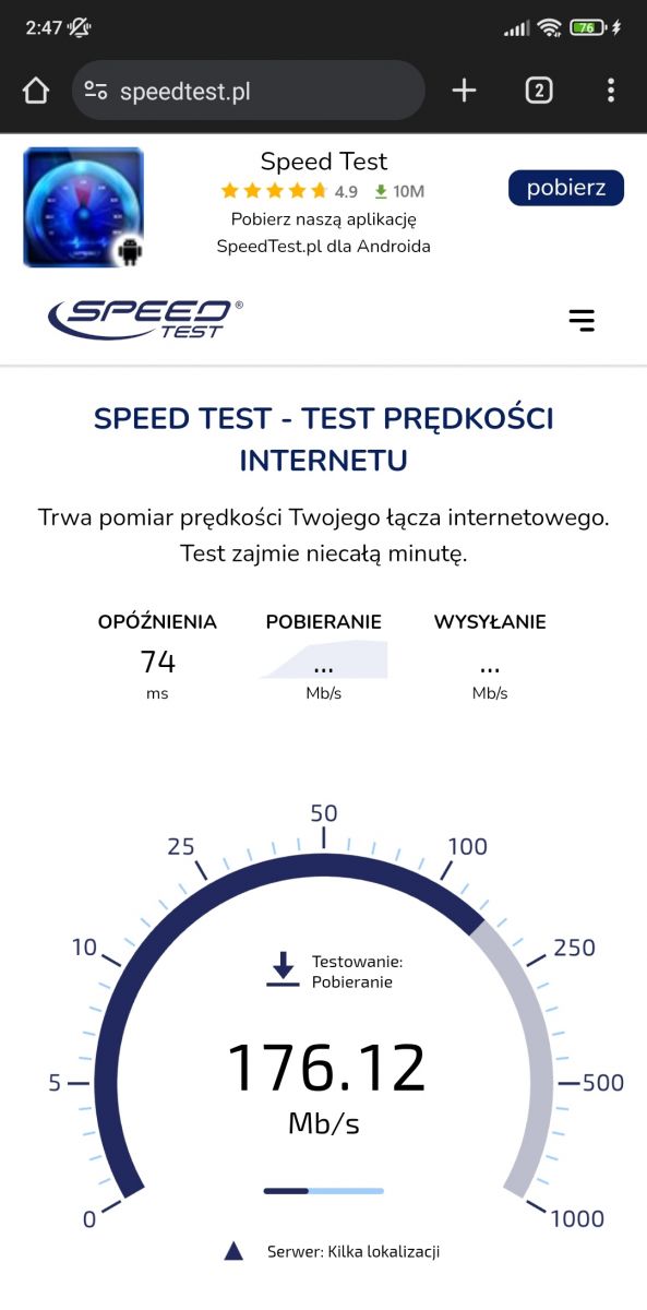 Zmiana z Orange LTE na 5G: niestabilne połączenie i przeskoki na 4G