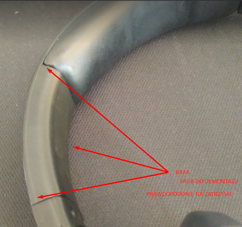 Słuchawki RAZER KRAKEN RZ04-0295 Złamany Pałąk. - elektroda.pl