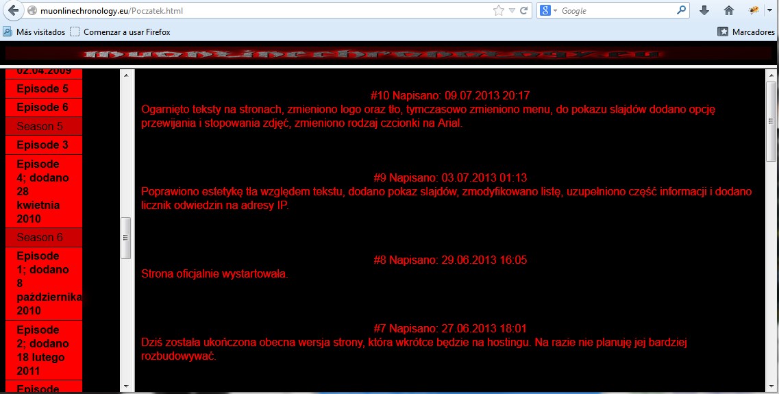 Moja strona WWW - prośba o opinie i wnioski (dla przyszłego webmastera)