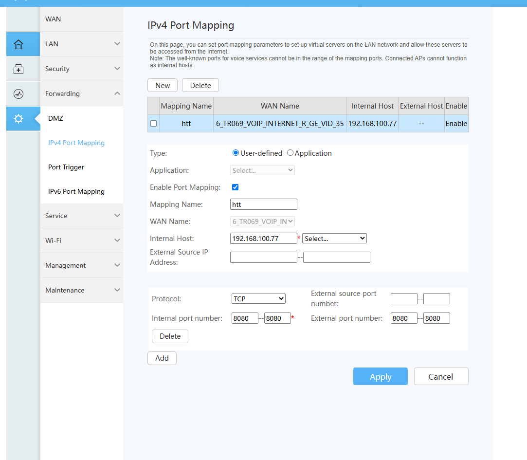 [Rozwiązano] Problem z otwarciem portu na routerze Netia DN8245X6-10