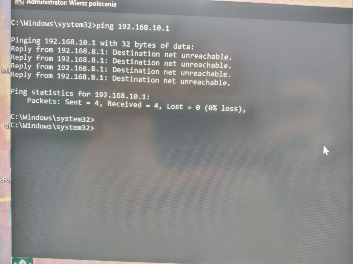 Brak internetu na PC przez repeater i adapter WiFi - co robić?