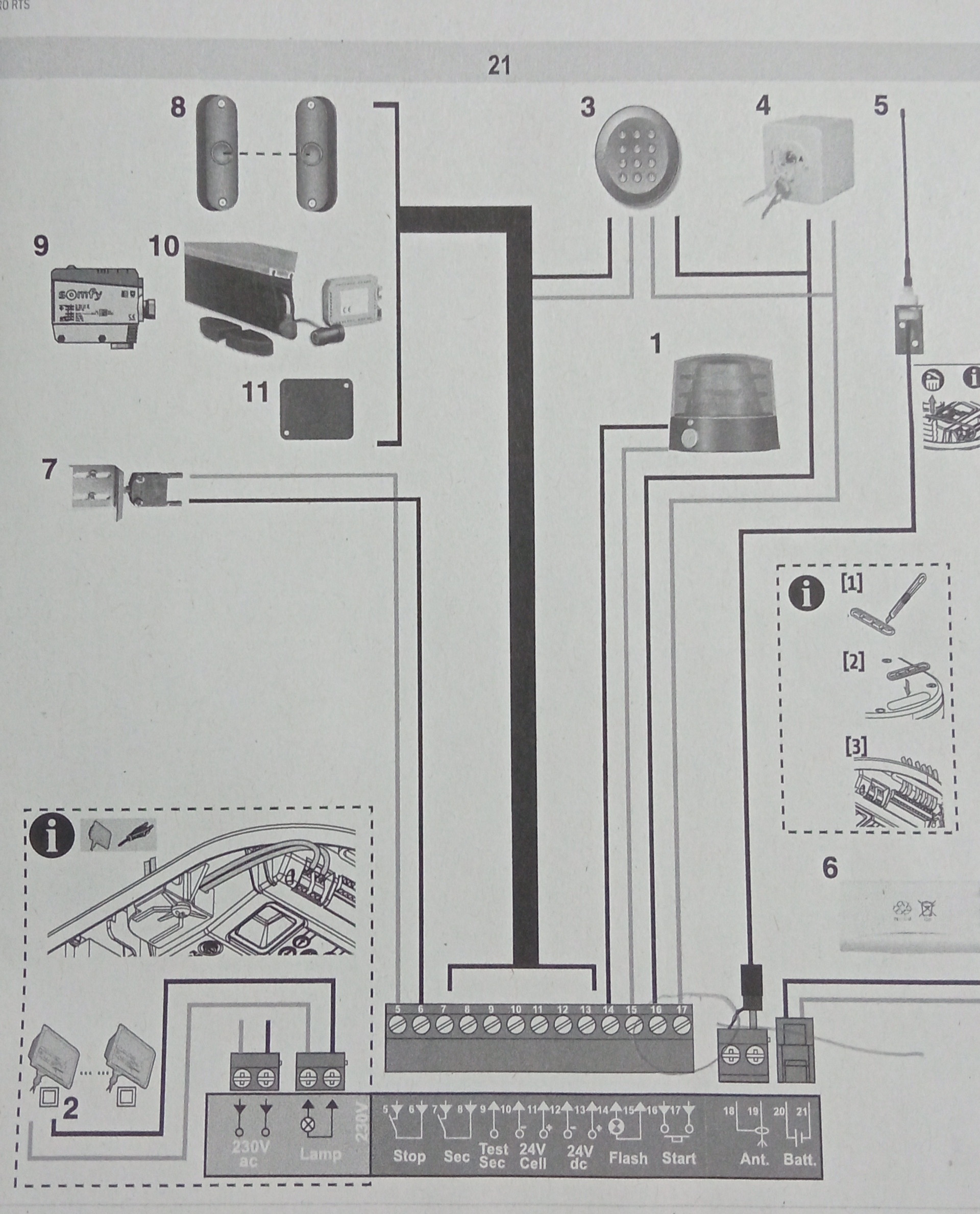 Wiring and Button Control for Somfy Optimo RTS Gate Drive: A Practical ...