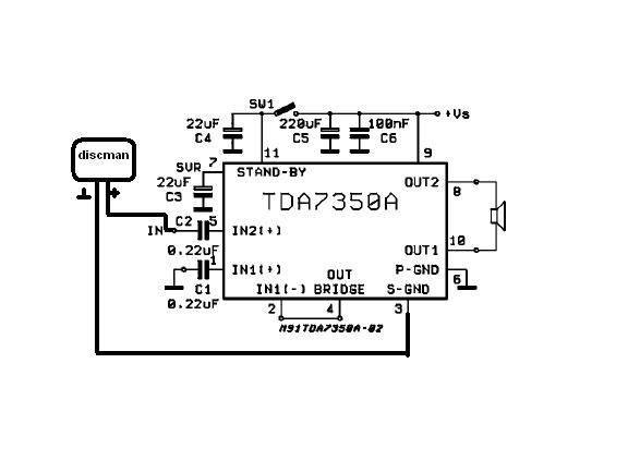 TDA7350A w samochodzie - wzmacniacz nie działa z radiem, co zrobić?
