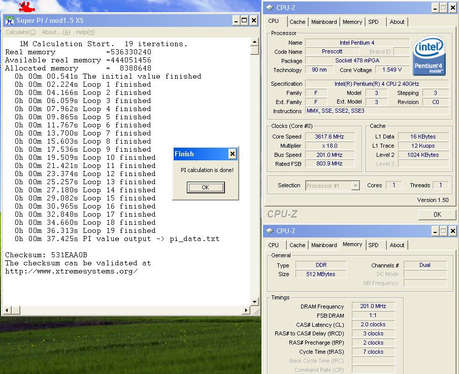Ranking SuperPi w próbie 1M - elektroda.pl