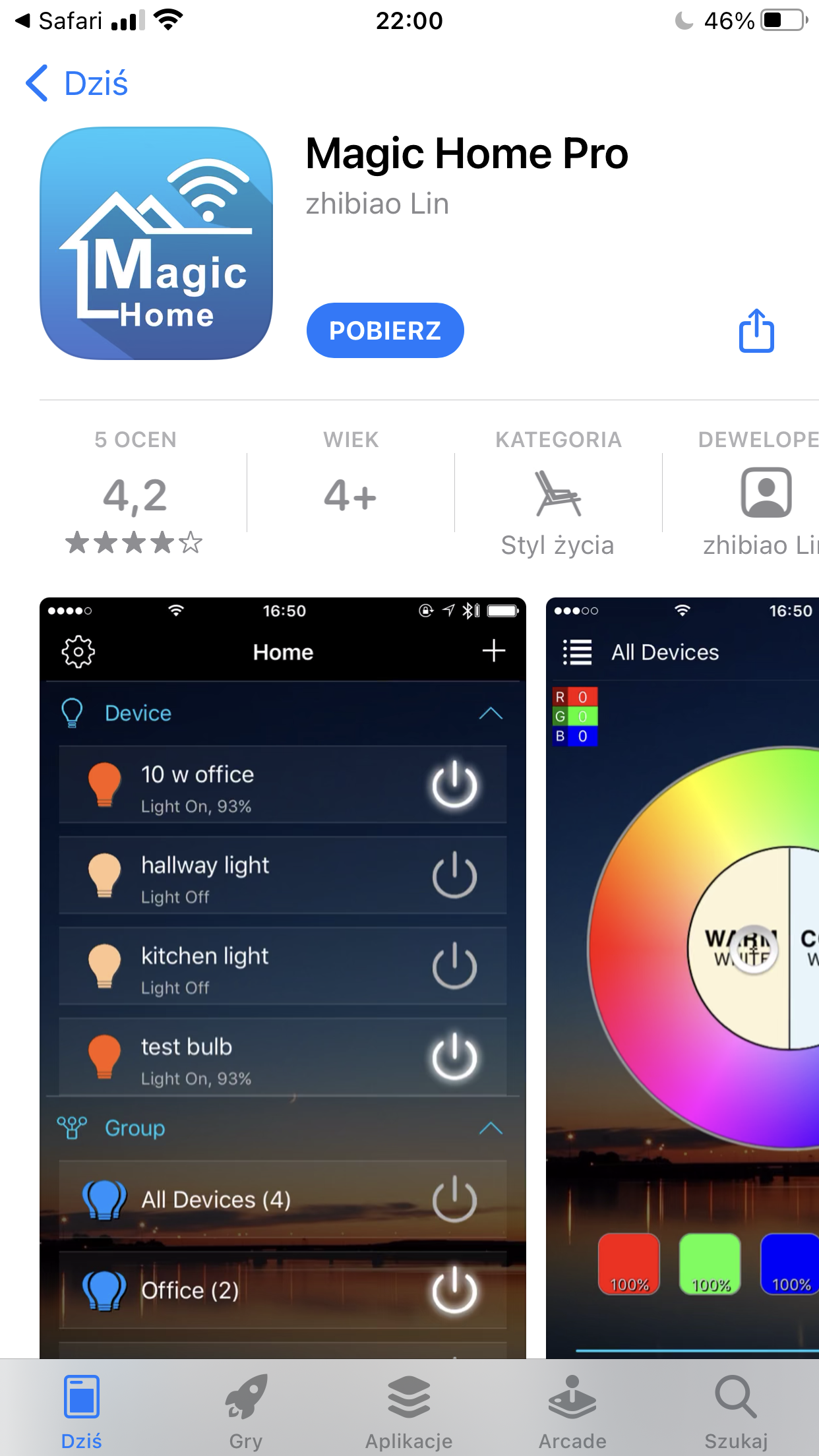 RGB LED strip with IR remote control and WiFi - MWIR-RGB Magic Home Pro