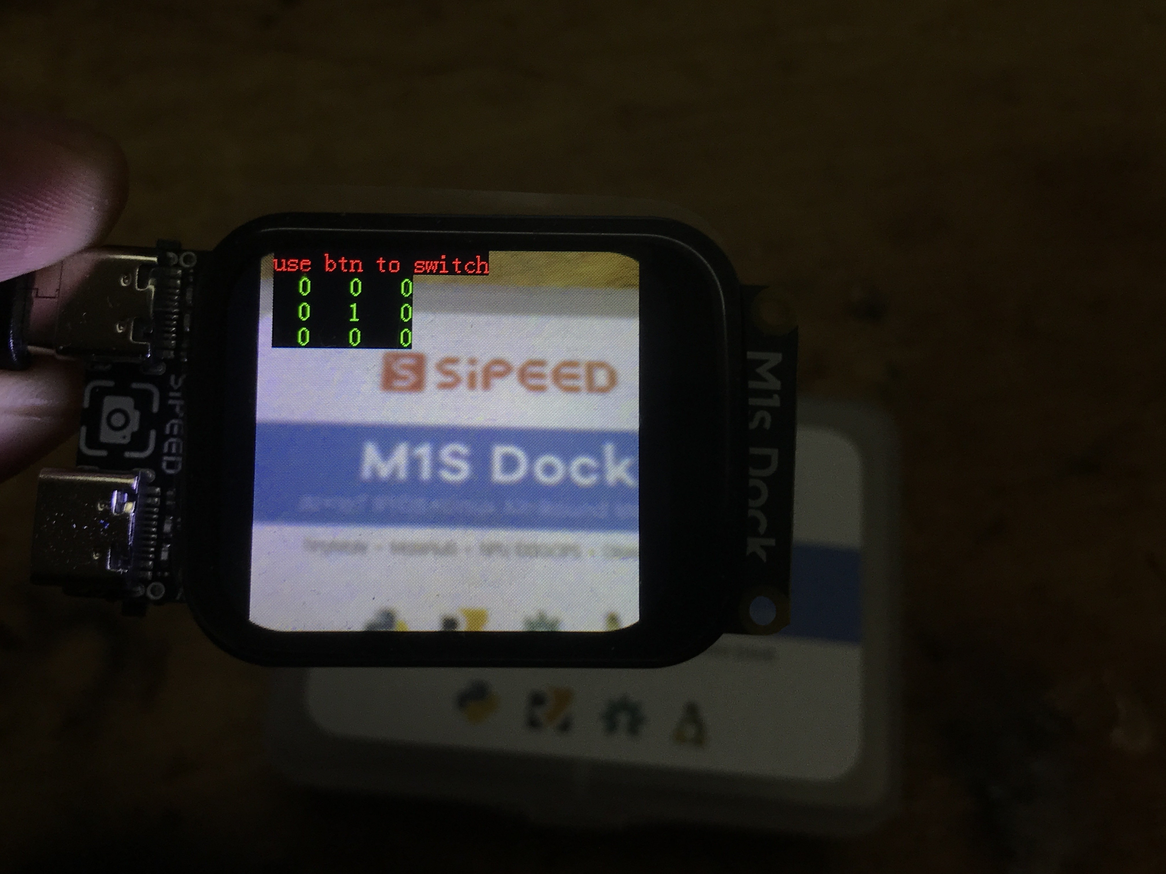 First start with SiPEED M1S DOCK module - AI+IoT RTOS_Linux All-Round Module