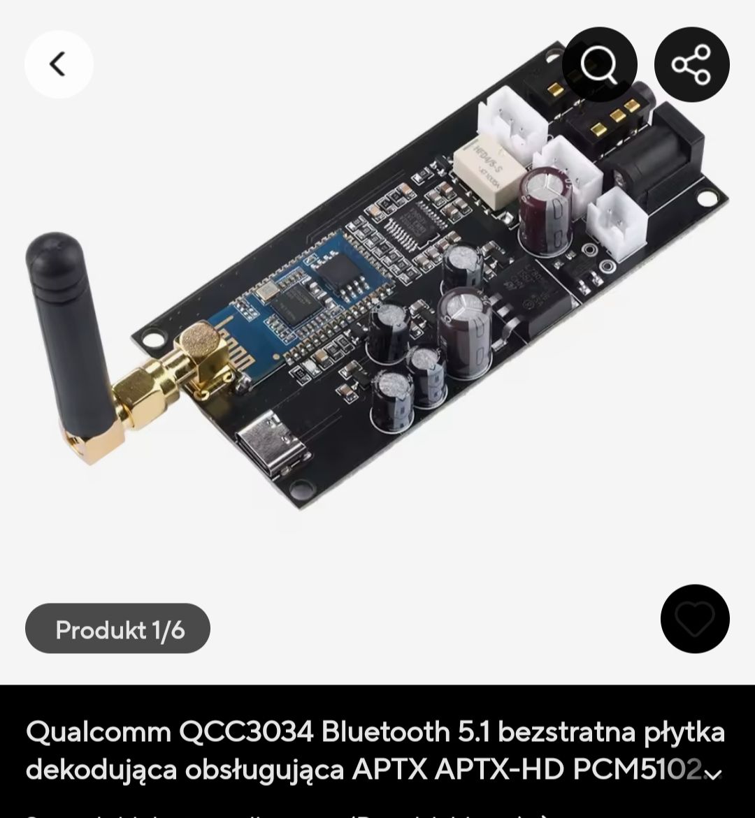 Bluetooth aptX do radia – szukam modułu z wyjściem AUX max 0,9V RMS jak ...