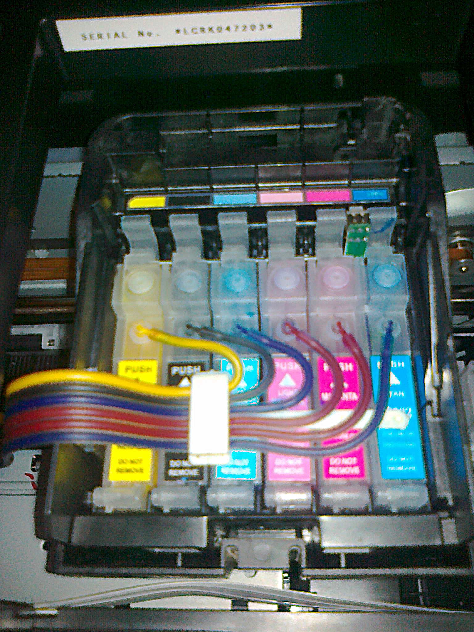 Epson Stylus Photo P50 - z sześciu kolorków wychodzą tylko 5