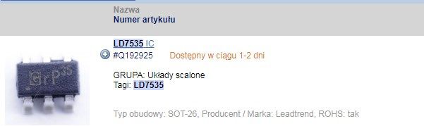 Szukam elementu lub jego zamiennika - Oznaczenie 63A18.