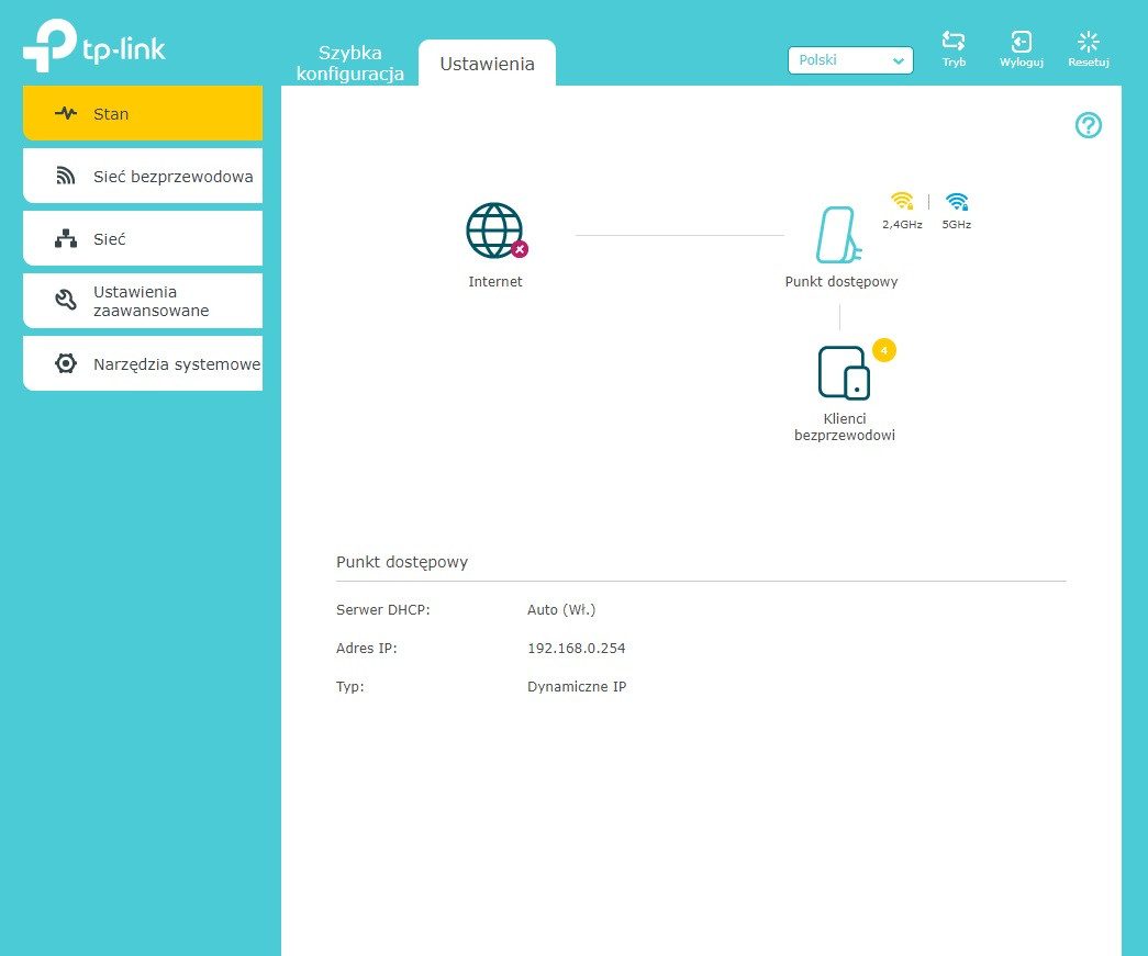 Jak połączyć router IDU-300 z Access Point TP-LINKRE450?