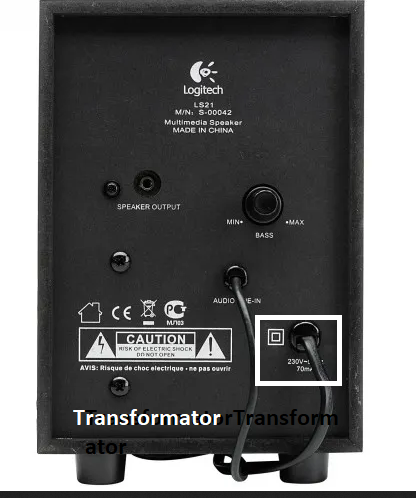 [Rozwiązano] Zasilacz do zestawu głośnikowego Logic LS-21 - napięcie i ...