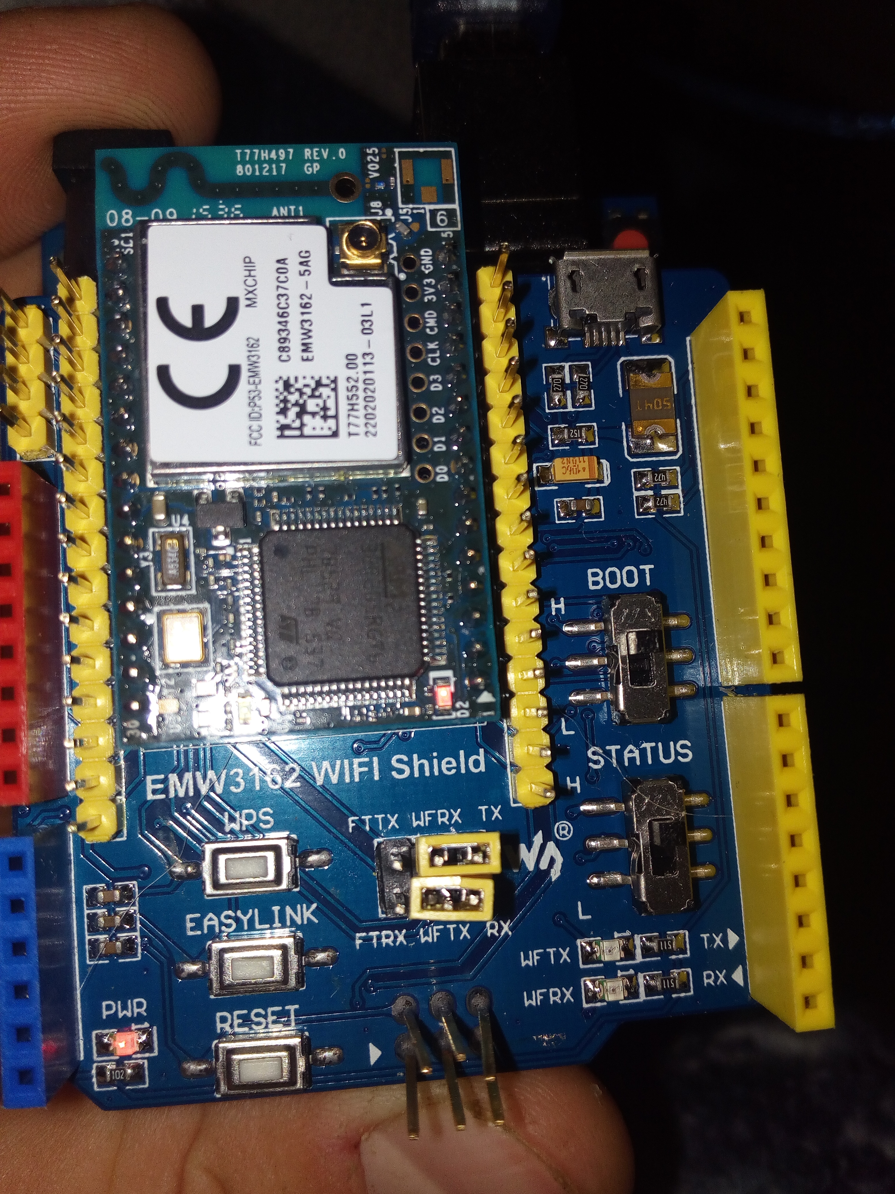 Jak uzyskać komunikację pomiędzy arduino UNO R3 a wifishield EMW3162