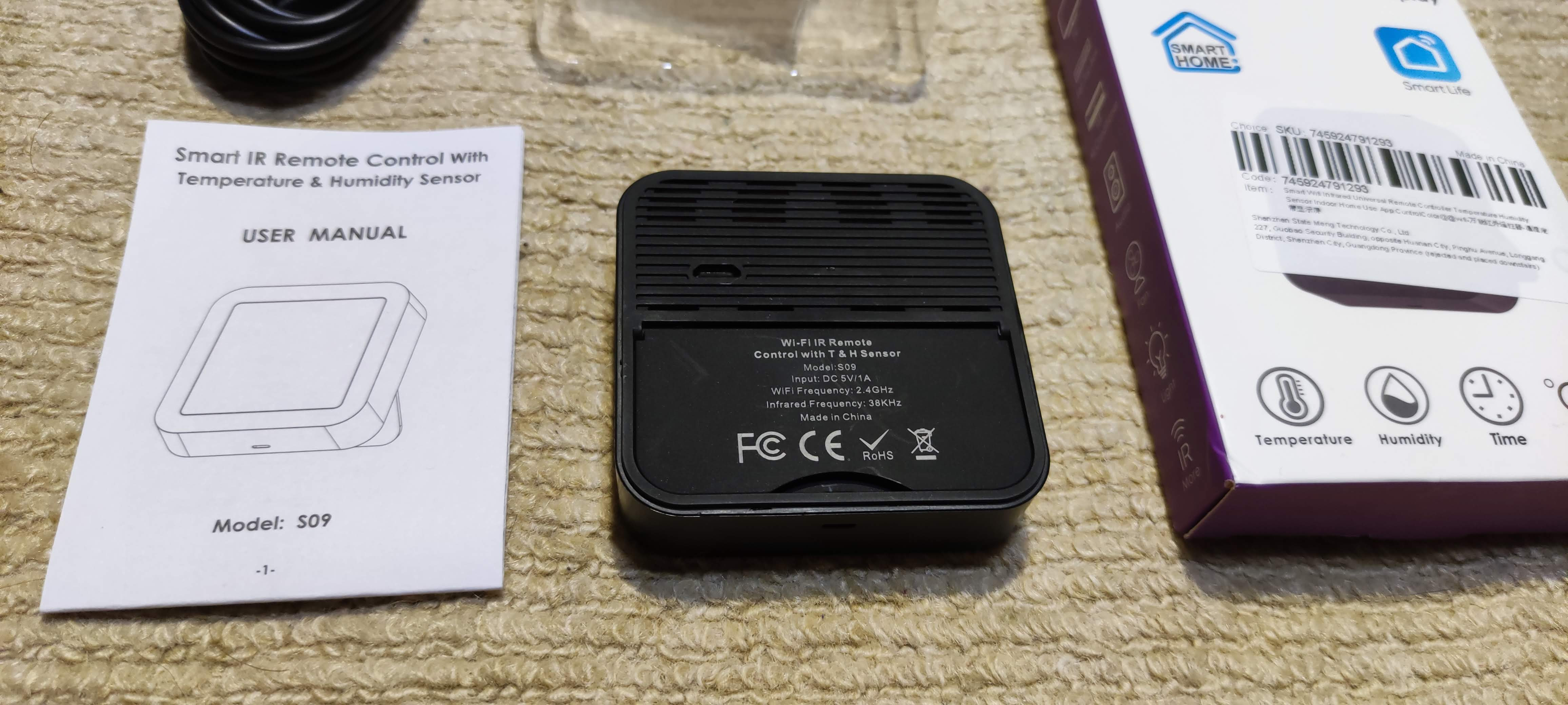 [BK7231] [WB3S] Tuya Generic S09 Temperature/Humidity/Clock/IR - LCD ...