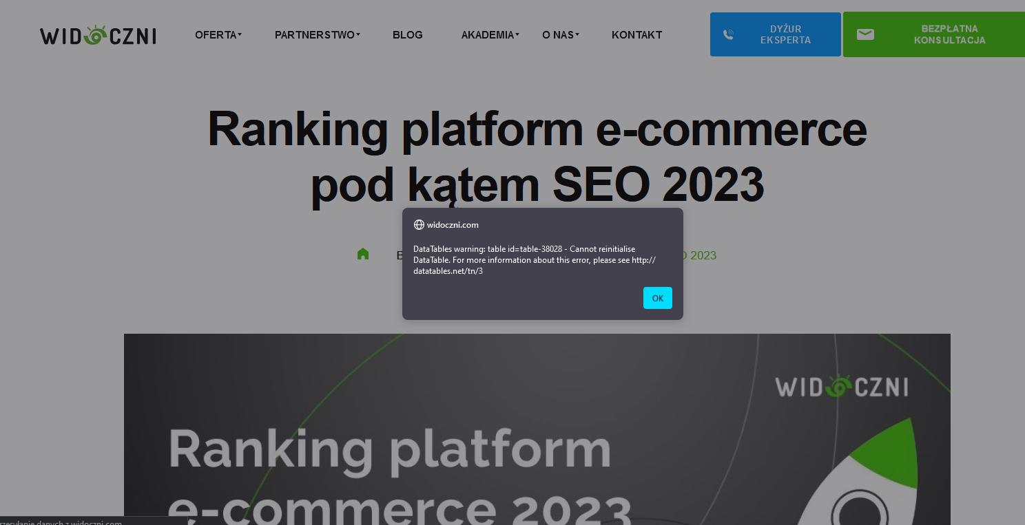 Porównanie platform e-commerce pod względem SEO (ale nie tylko)