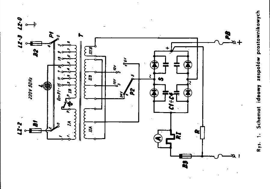 Prostownik Bester BZB 24/10 zmniejszenie napięcia 24V do 12V