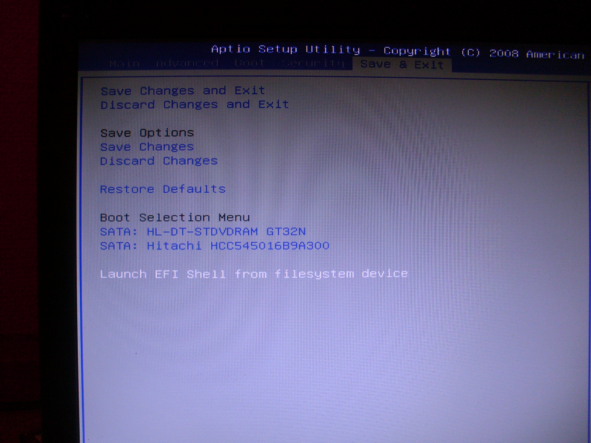 ASUS x52n - Reboot and select proper boot device.....