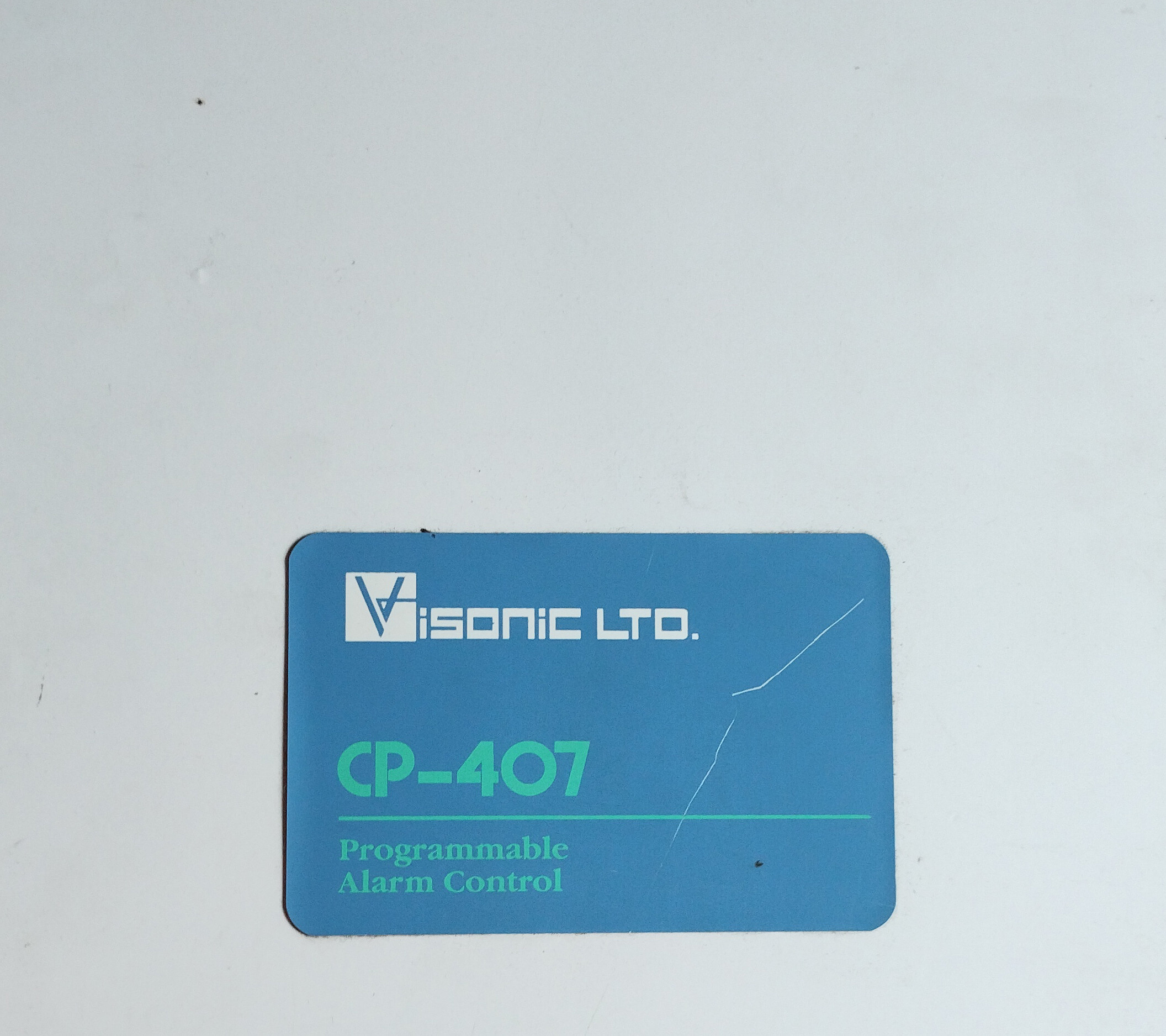 Brak dokumentacji do centralki Visonic CP-407 i sterownika CP-400