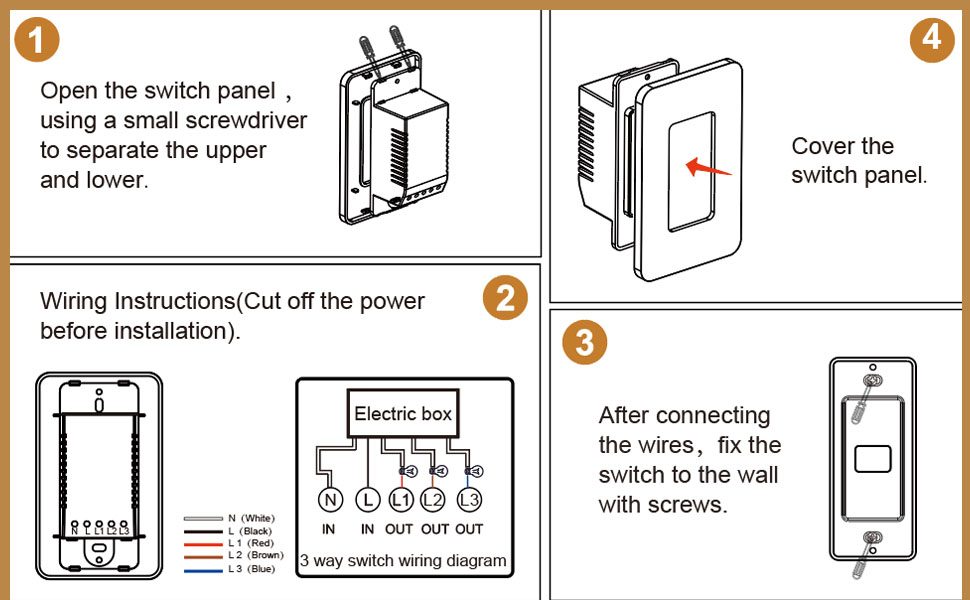 [BK7231N/CB3S] Filohome FL-M3 3 gang Smart Switch template/flashing guide