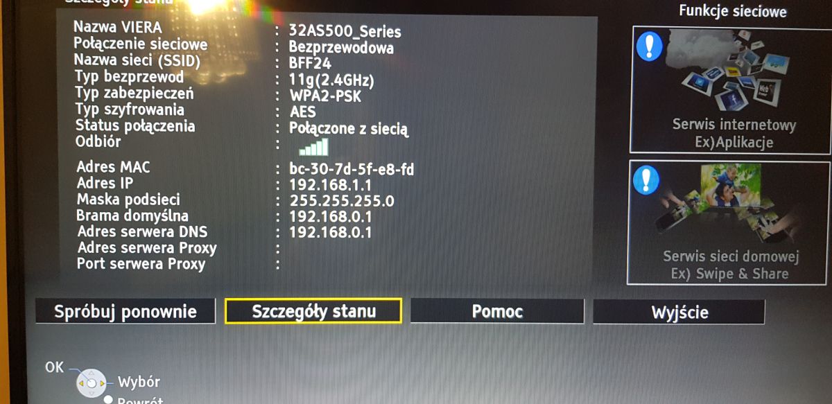 Router Netgear R6800 + modem UPC, nie wszystkie urządzenia się łączą