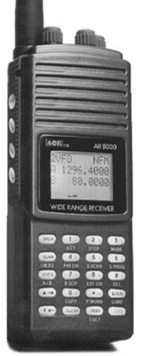 AOR AR800 VHF-UHF Radio Scanner Manual EN - elektroda.pl