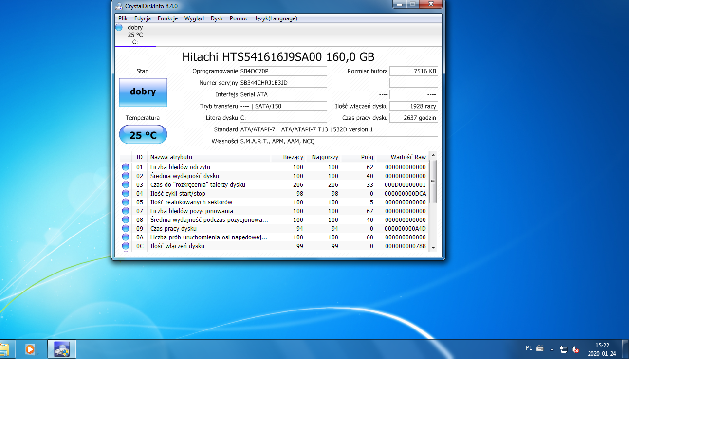 Długi start Windows 7 na komputerze z płytą MS-7125 i Athlon 64 3700+