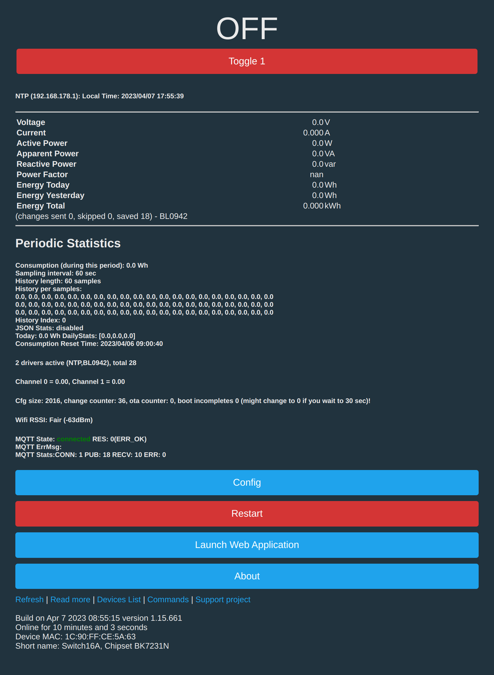 [Rozwiązano] OpenBeken - nowe urządzenie BL0942 nie odbiera żadnych ...