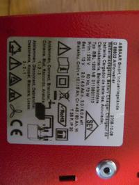 Zbyt niskie napięcie na zaciskach prostownika ABSAAR Typ BBL 1205 NE