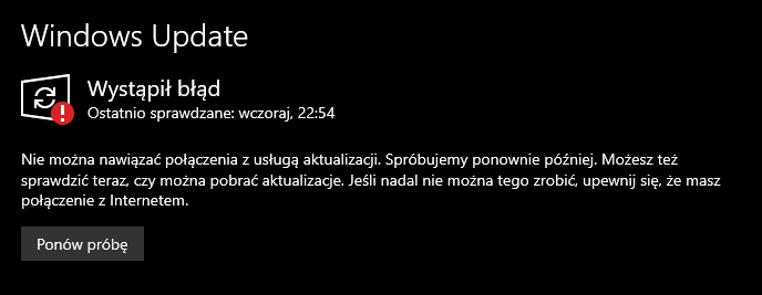 Brak dostępu do internetu (Ethernet), lecz sieć działa