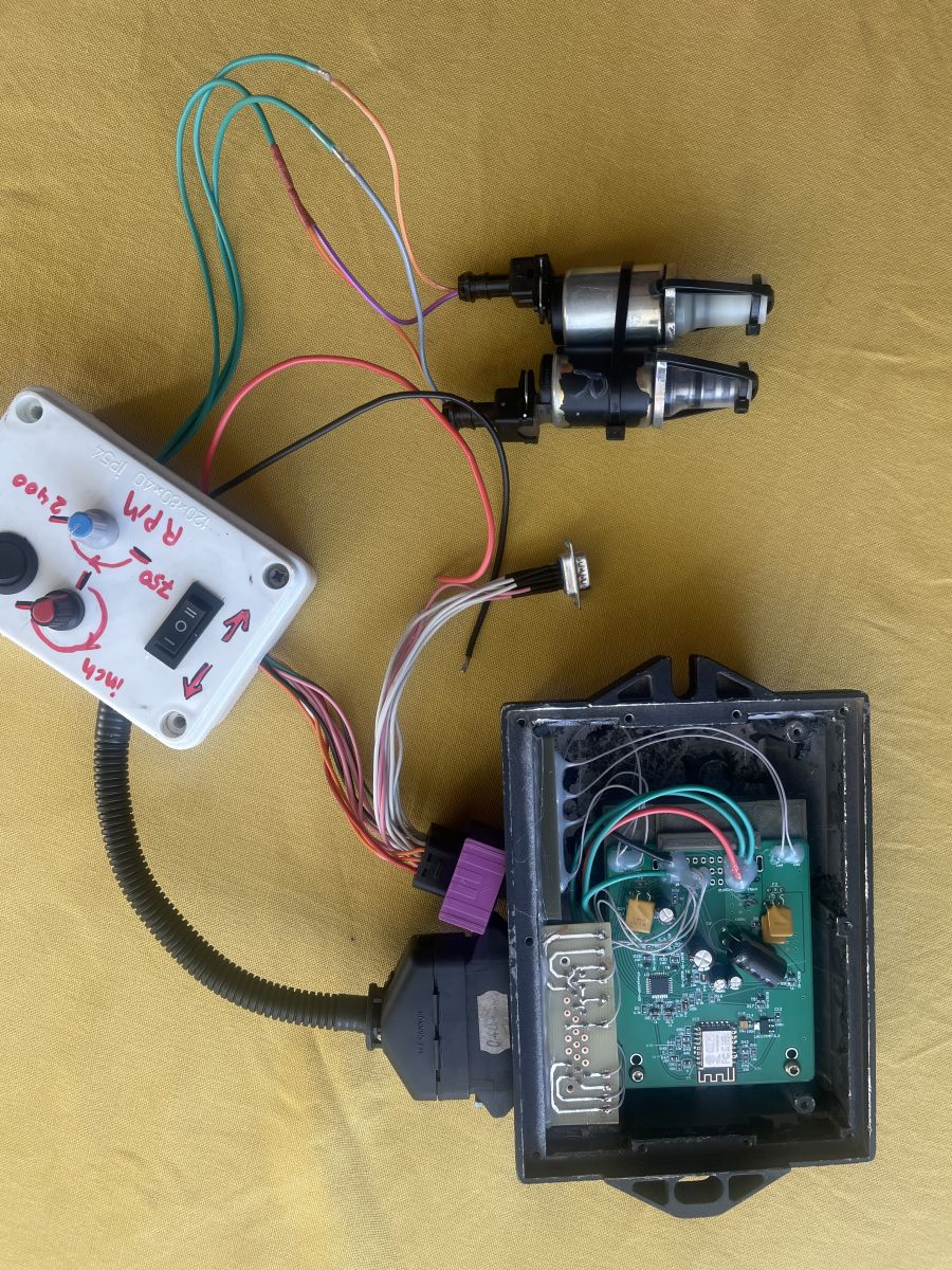 Merlo Loader: Replacing Damaged Hydraulic Pump Controller with Two ...