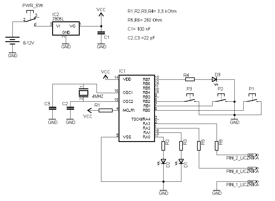 Jaki układ IC1 w programatorze do 93c46 z licznika VW Golf III?