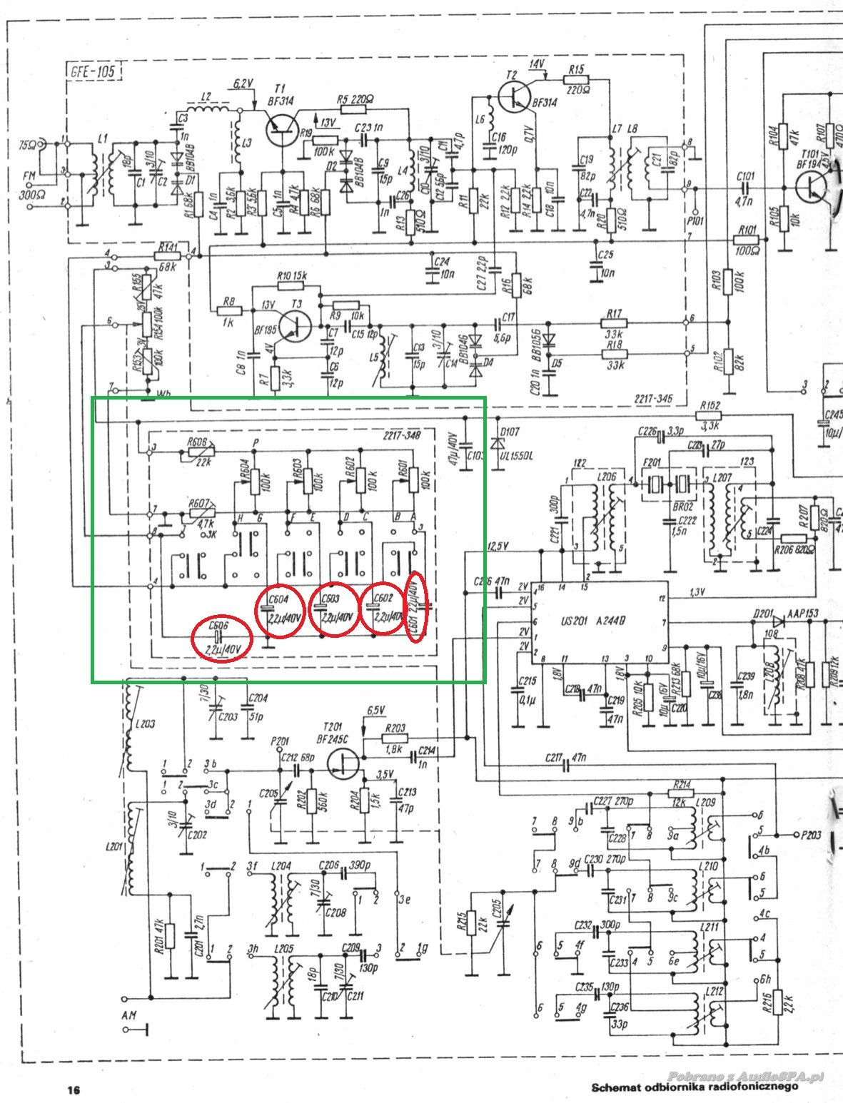 Amplituner TOSCA 303 - nie działa kanał prawy - 3 - elektroda.pl
