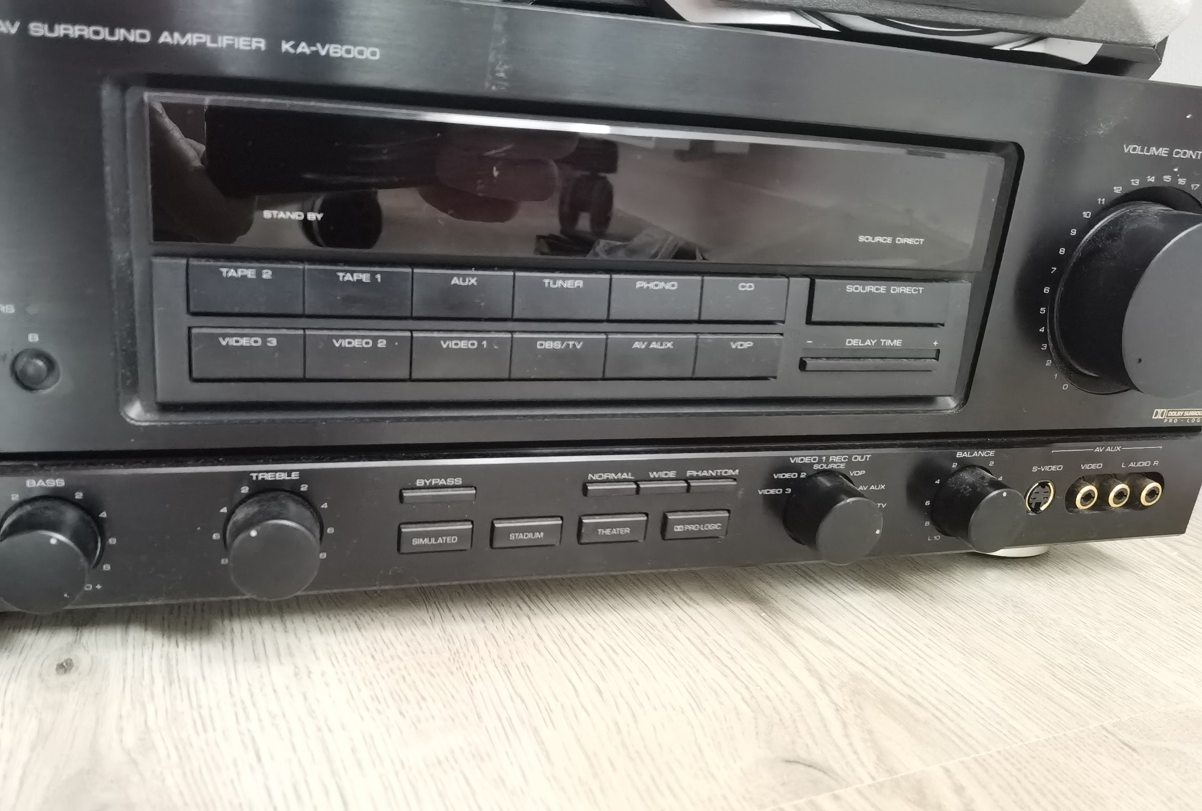 Wzmacniacz Kenwood KA-V6000 - Podłączenie głośnika centralnego, wybór ...