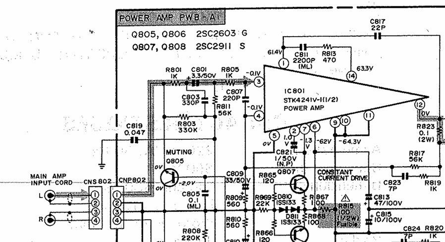 Czy sygnał 2 V z przedwzmacniacza nie jest za wysoki dla Sharp 7700 ...