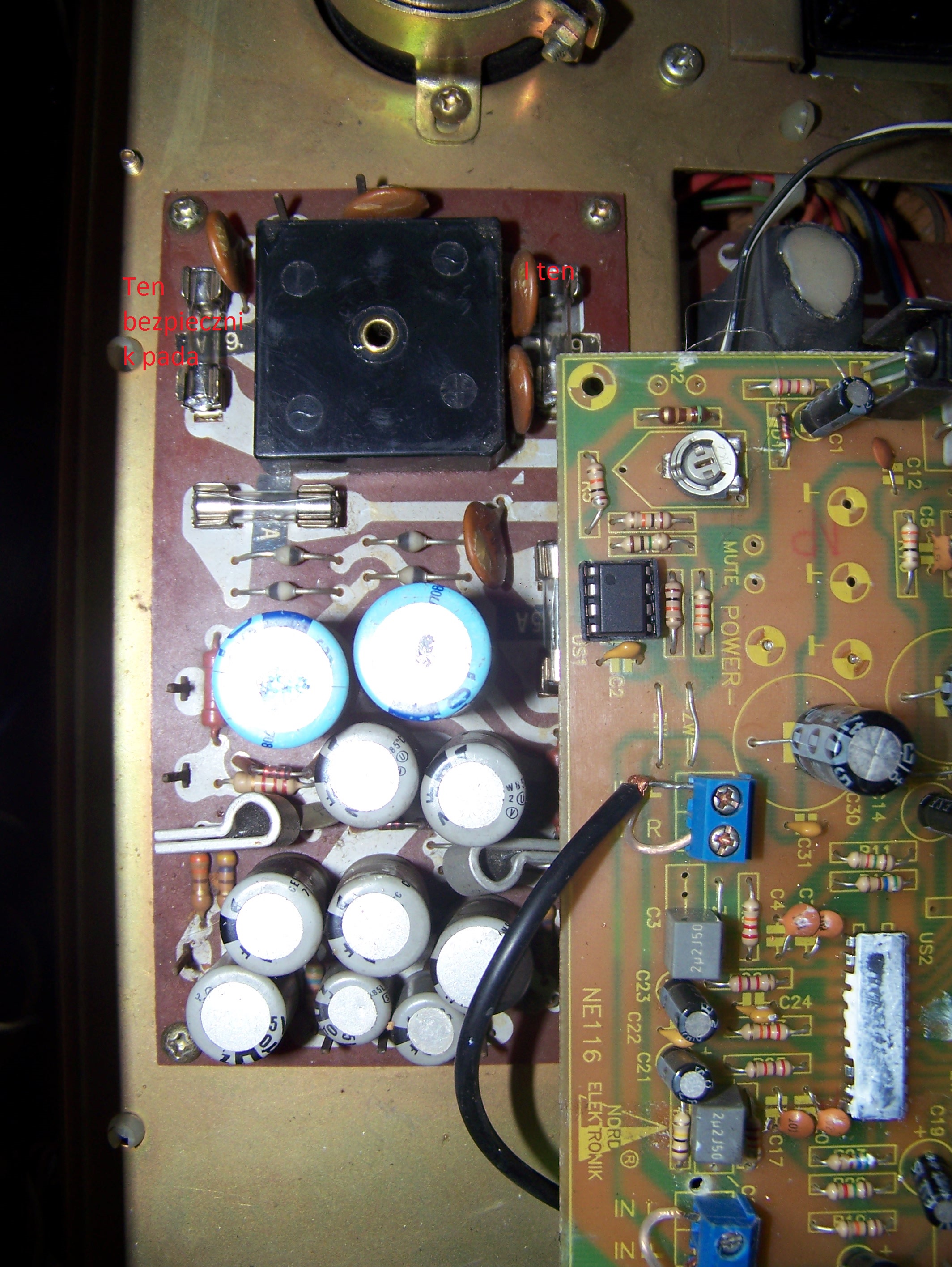 Deviton 3500 z Nord Elektronik NE116 - wybija bezpieczniki, brak schematu